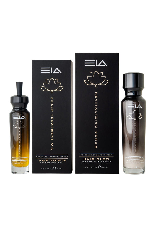 EIA - Organic Elixir Oil and Serum Bundle (Hair Growth & Glow) – Baraguz
